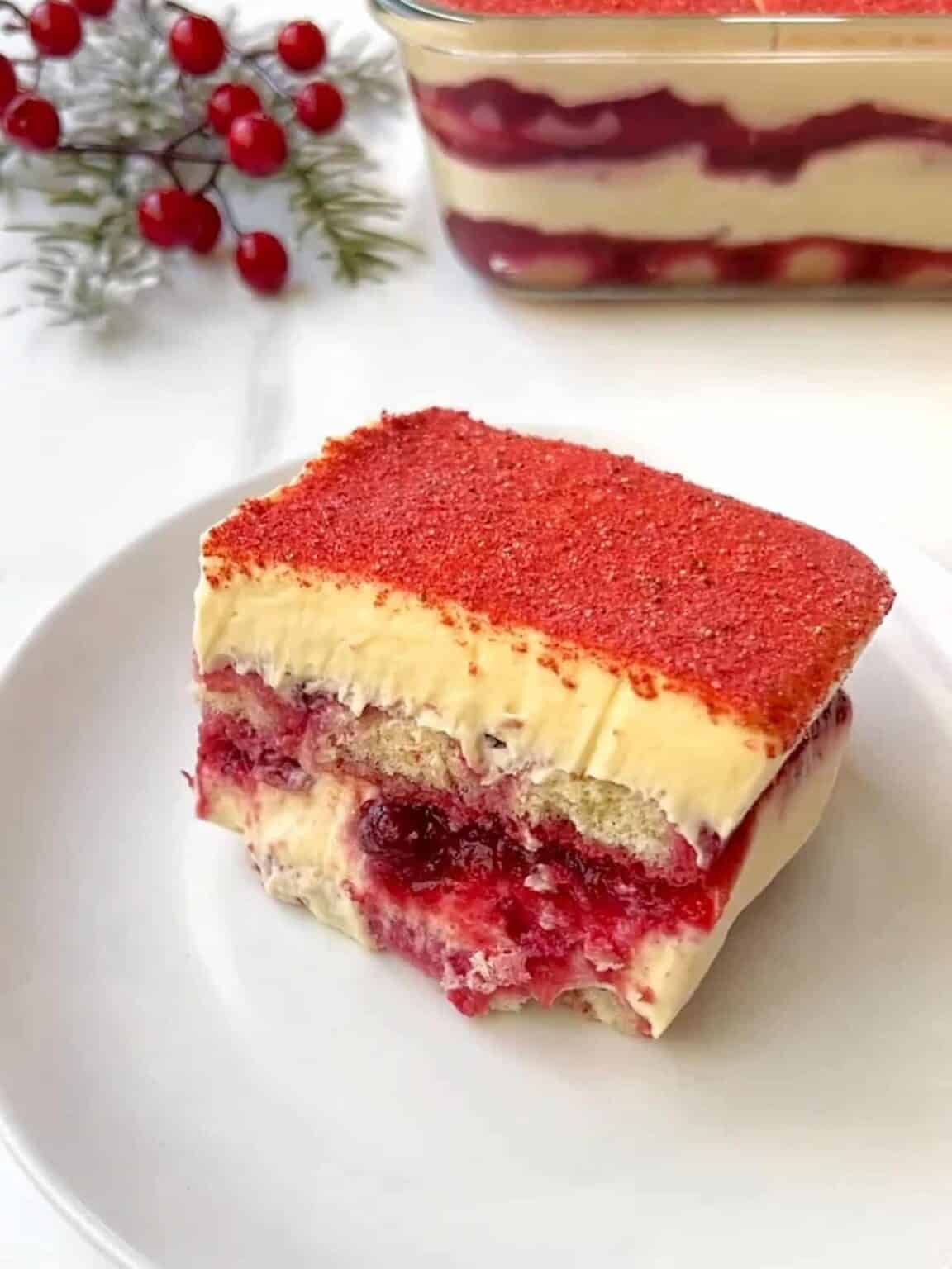 Cranberry Tiramisu | happytummy702