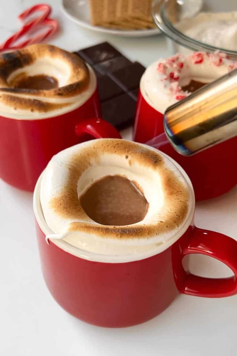 Creamy Hot Cocoa w/ Torched Marshmallow | happytummy702